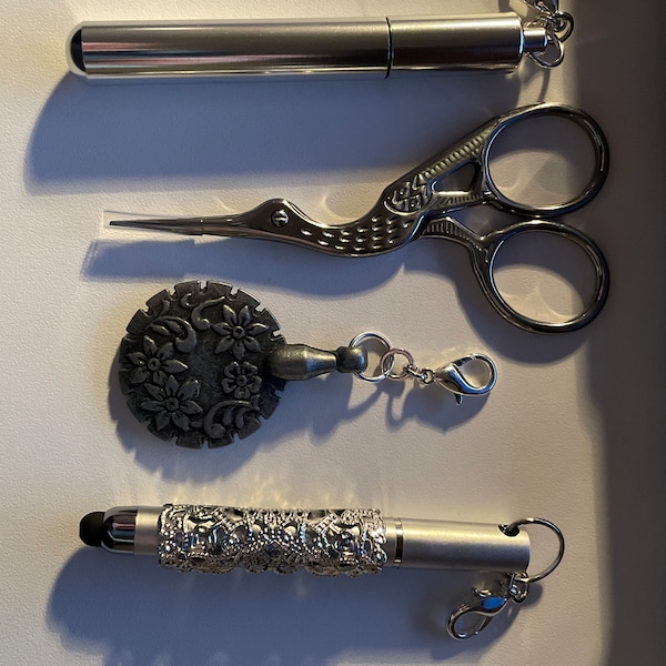 Chatelaine Tools - Gift Sets of 3,4, or 7 Victorian Needlework Tools ...