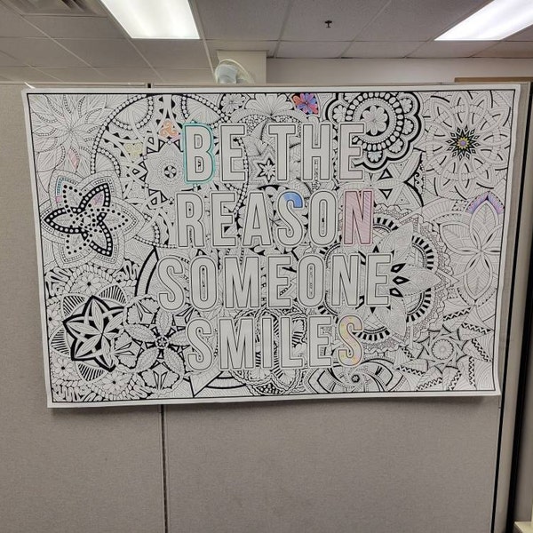 Make Your Own Custom Giant Coloring Poster - Great for Hospitals, at ...