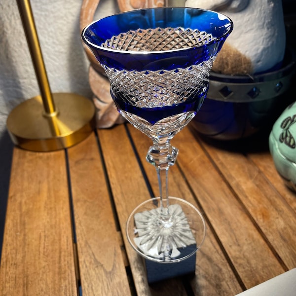 Rosenthal Studio Line SPLIT Pattern Wine Glass Goblet 24% Lead Crystal ...