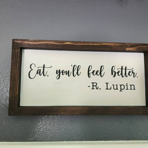 Eat, Youll Feel Better Sign - Etsy