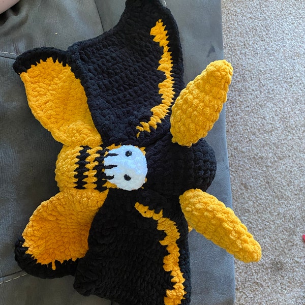 Crochet Pattern: Cuddly Death's-head Moth Plush Amigurumi, Cute Plush ...