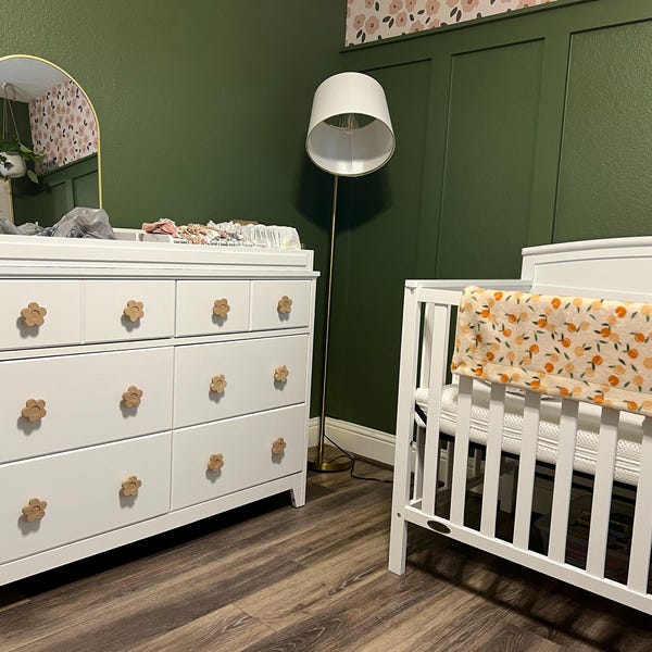Flower Drawer Knobs | Flower Nursery Décor, Girls Bedroom Décor, Flower ...
