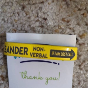 SUPER COMFORTABLE Medical Alert ID Wristband Custom Emergency ...