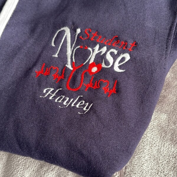 Nurse- A Machine Embroidery for a Nurse or a Future Nurse! (2 Sizes) - Etsy