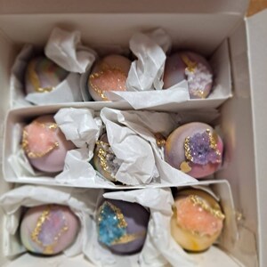 Edible Crystals Edible Geode Druzy Pure Sugar Created in a - Etsy