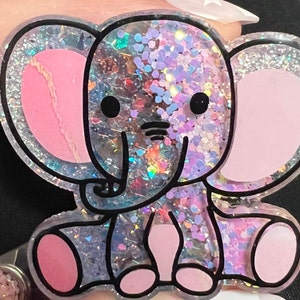 Milky Way Badge Buddy and Reel Set - Etsy