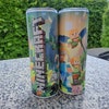 Cartoon Character 16oz Glass Can Wrap, Cartoon 16 Oz Glass Can Png ...