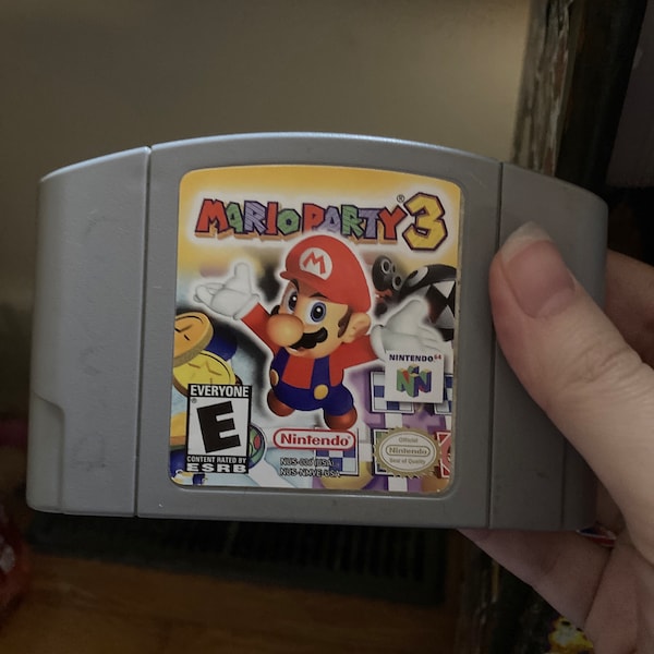 N64 Mario Party 3 Replacement Label Decal Sticker Nintendo - Etsy