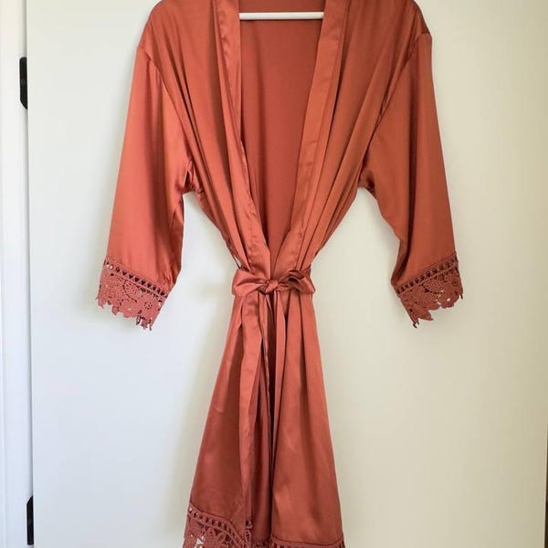 Personalized Bridesmaid Robes, Custom Bridesmaid Robes, Satin ...