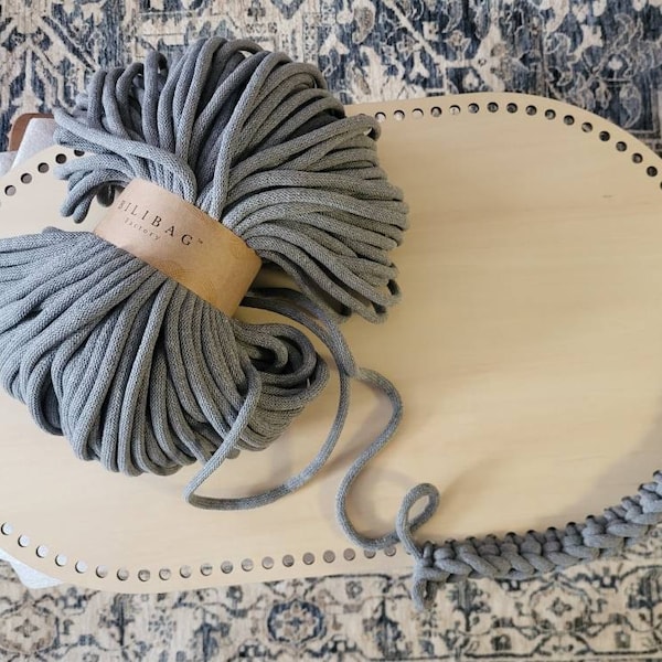 3mm Bobbiny Cotton Cord Junior - Organic Braided Cotton Cord, 108yds ...