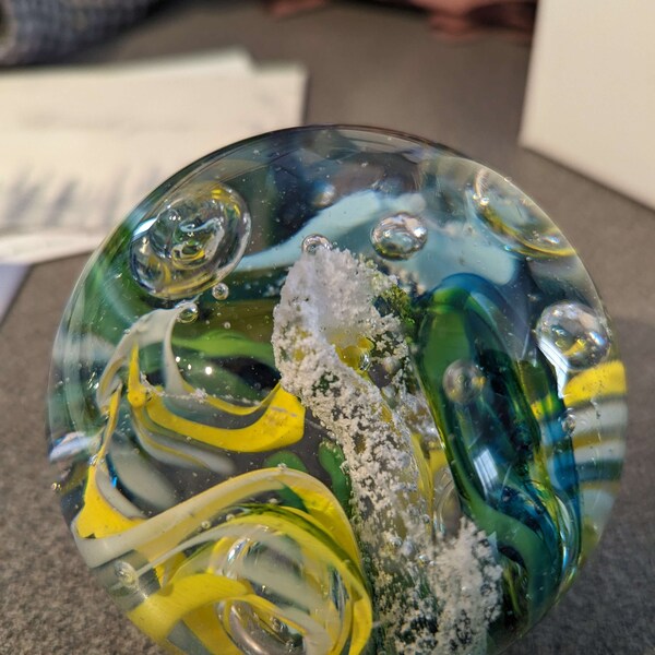 Memorial Glass Orb, Cremation Glass, Keepsake, Rainbow Bridge, Loved ...