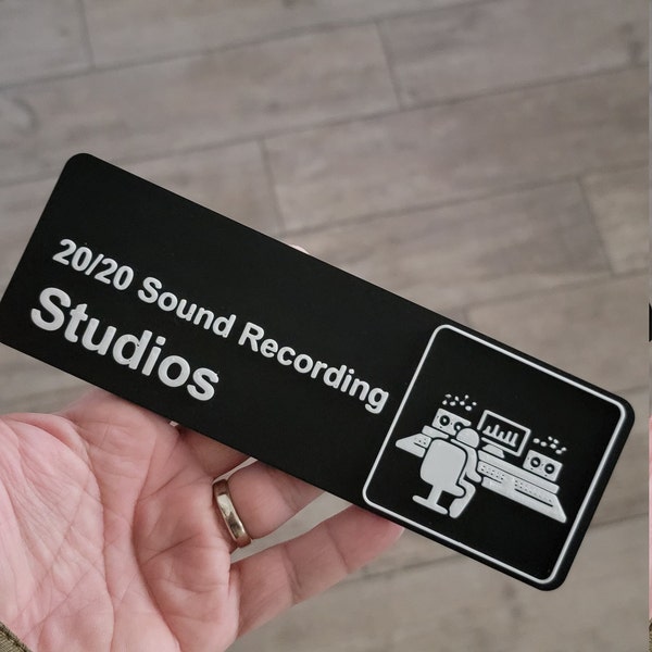 Personalized: Music Recording Studio Sign - Producer Plaque - Etsy
