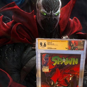 Spawn Comic Book Stand Wall Mountable LED Friendly Fits CGC CBCS and ...
