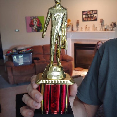 Custom Dundie Trophy Award With Your Title the Office TV Dunder Mifflin ...