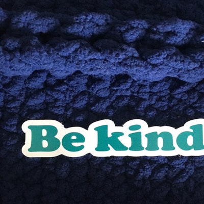 Be Kind Vinyl Sticker - Etsy