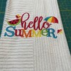 Hello Summer Embroidery Design, 4 Sizes, Instant Download - Etsy