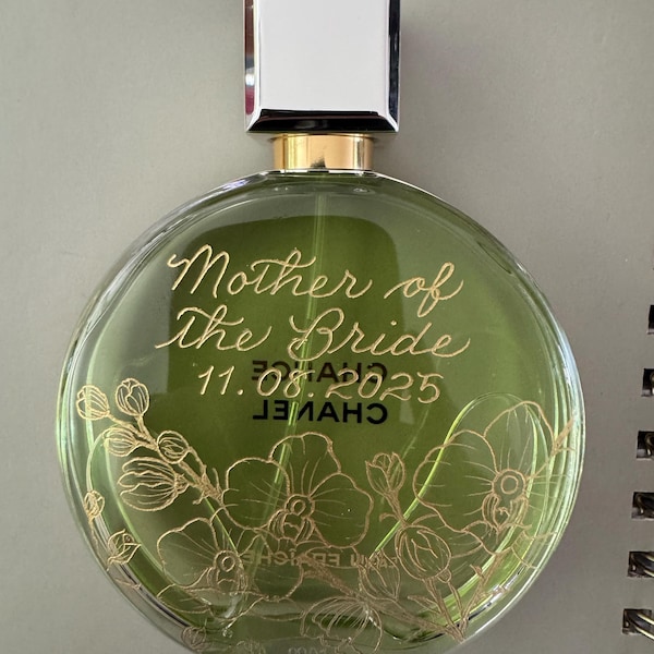 Venue Engraved Perfume Bottle, Personalized Perfume Wedding ...