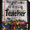 Personalized Teacher Appreciation Gift the Influence of a Good/great ...
