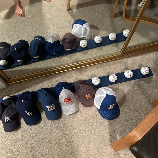 Baseball Hat Rack, Hat Rack, Hat Storage, Baseball, Hat, Baseball Hat ...