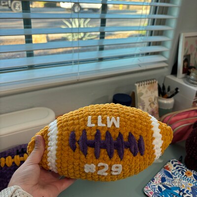 Football Crochet PATTERN ONLY Pdf DOWNLOAD Amigurumi Crochet Patterns ...