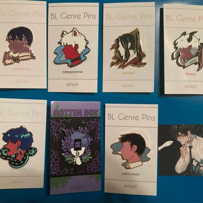 BL Genre Enamel Pins - Etsy