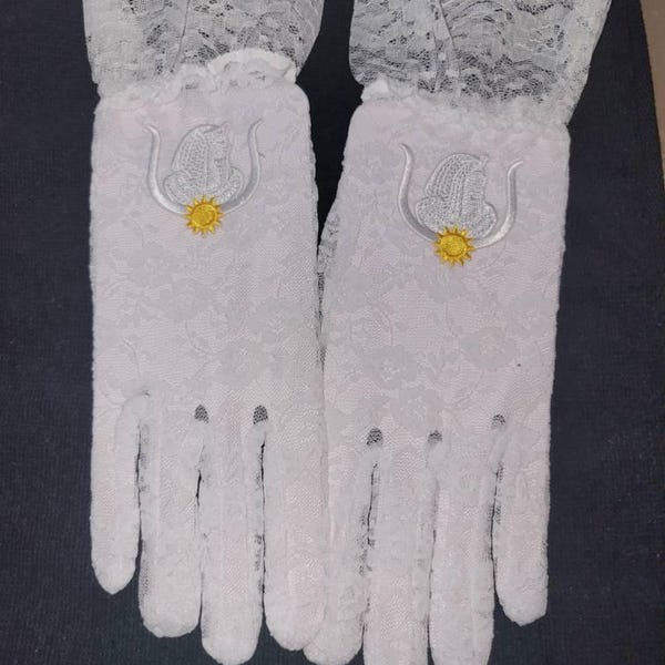 White Flower Brooch, White Satin Corsage, Organization, Church, Wedding ...