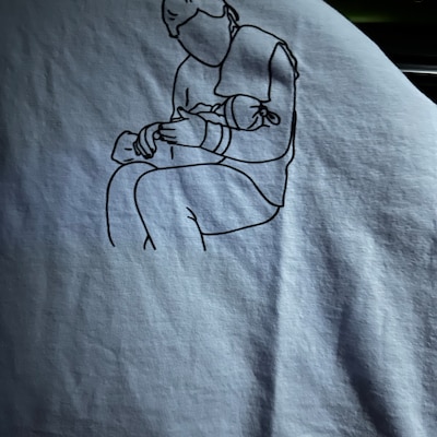 Custom Portrait Shirt, Comfort Colors Custom Portrait From Photo ...