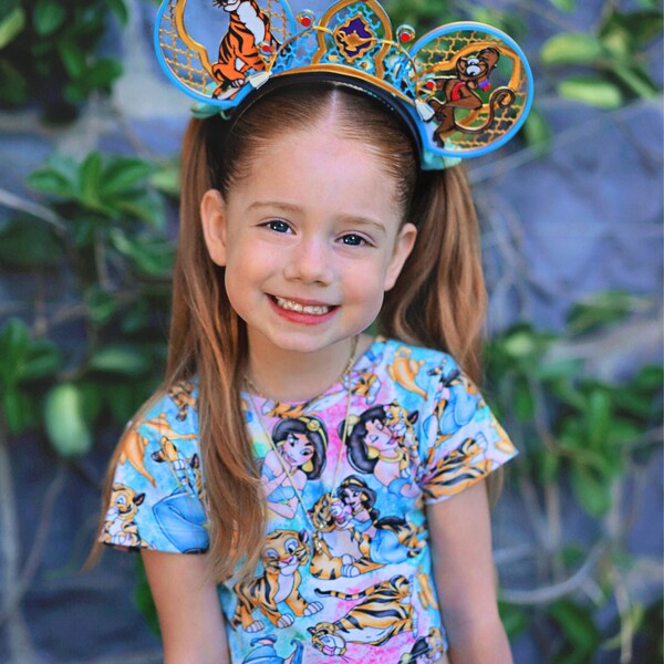 3D Princess Jasmine Ears | Arabian Sidekick Ears | Magic Carpet Ears ...