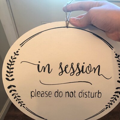Whimsical in Session Business Sign, Welcome Sign, Custom Sign, Spa Sign ...