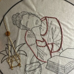 Highland Cow Hand Embroidery Pattern Floral Cow Printable Embroidery ...