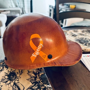 Personalized Orange Awareness Car Decal Custom Name Multiple Sclerosis ...