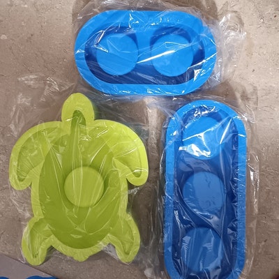 Small Lidded Cylinder Silicone Mold for Candle Mold, Pot Mold ...