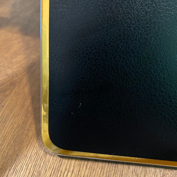 New MacBook M1, M2 Air, M1 Max MacBook Pro Black Leather Satin Gold ...