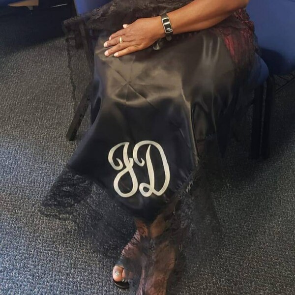 Women's Lace Handkerchief, First Lady Church Handkerchief, Monogrammed ...