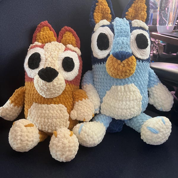 Heeler Plush Toys PDF Crochet Pattern - Etsy