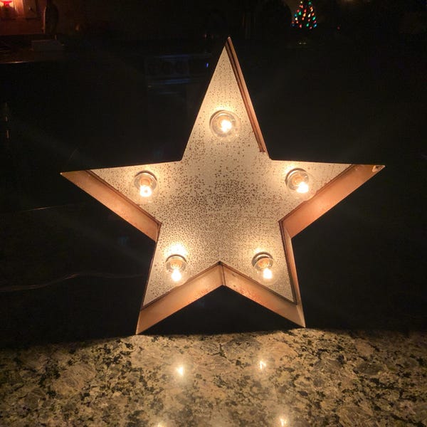 Star Marquee, Light up Sign - Etsy