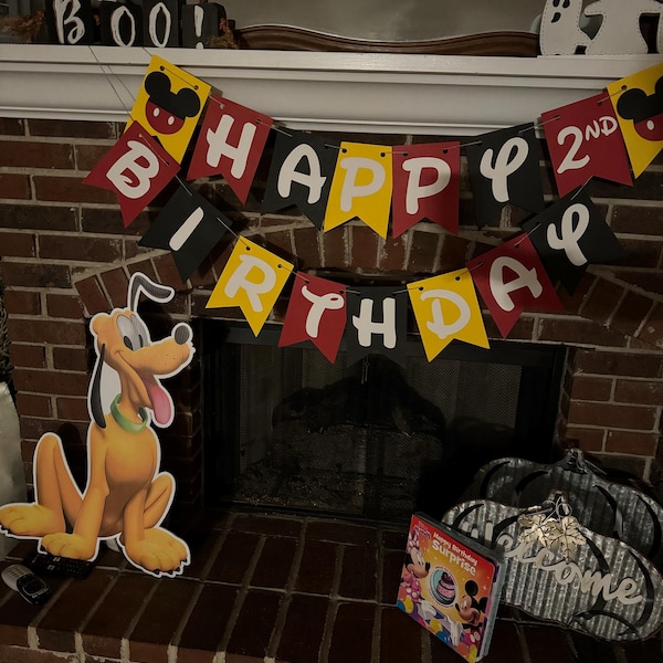 Mickey Mouse Clubhouse Themed Birthday Party Cutouts, Decorations ...