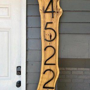 Large Modern Black House Numbers 8 Inch 12 Inch Address - Etsy