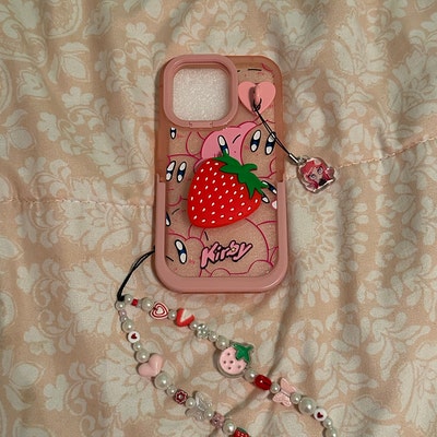Strawberry Shortcake Phone Charm Strap - Etsy