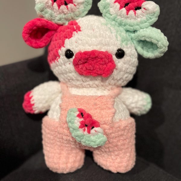 10-in-1 Fruit Cows Crochet Pattern Bundle (amigurumi Highland Cow ...