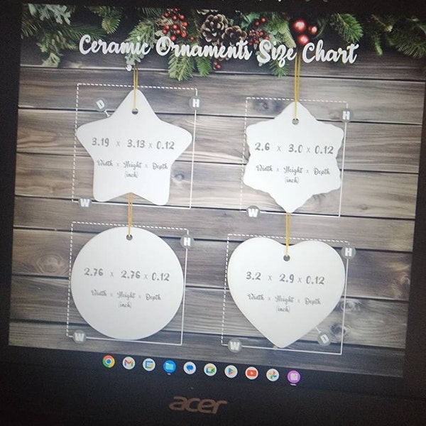 Circle Ceramic Ornament Size Chart and Key Features, Circle Ornament ...