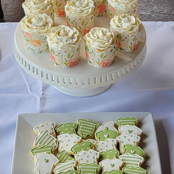 24 Mini Baby Shower Sugar Cookies! - Etsy