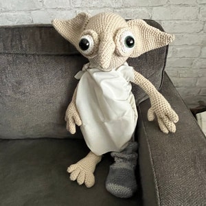 Dobby the House Elf, Tutorial in French, English or Dutch for Making ...