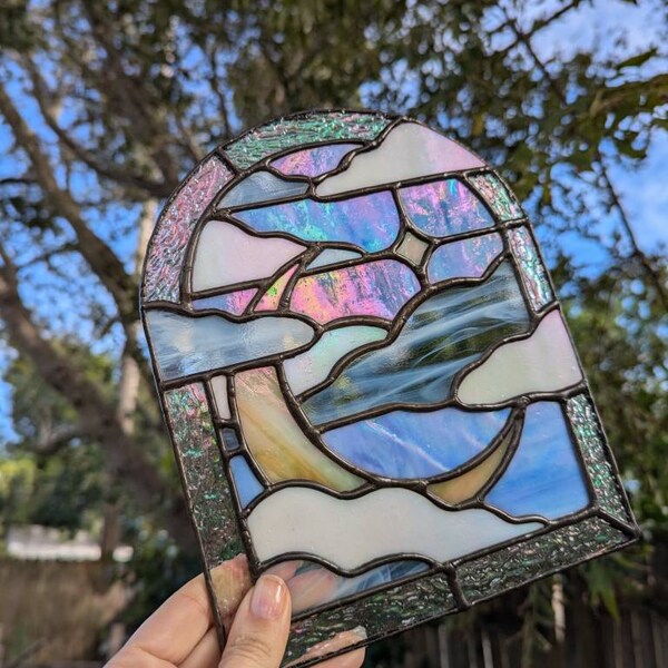 Botanical Drop Stained Glass Pattern Beginner Stained Glass Pattern 9797