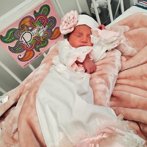 Newborn Girl Coming Home Outfit Baby Girl Take Home Ivory | Etsy