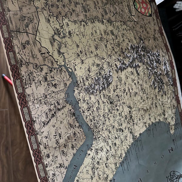 Pokemon Canvas Alola Map, Fantasy Map Canvas Print, Pokemon Canvas ...