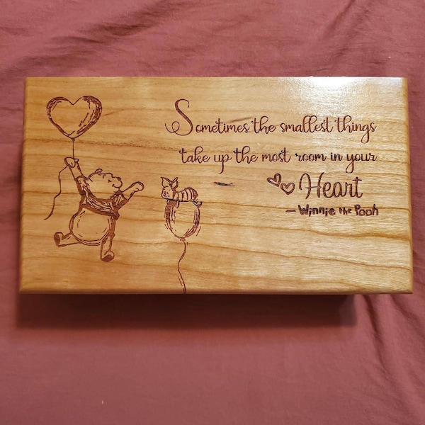 Personalized Pooh Music Box Choose Your Song, Winnie the Pooh Music Box ...