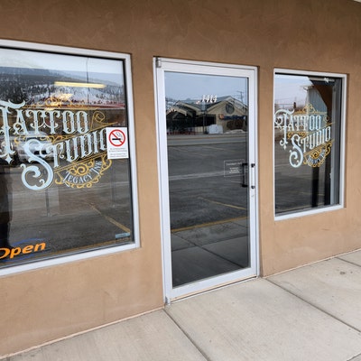 Tattoo Studio Storefront Decal, Tattoo Shop Custom Decal, Window ...