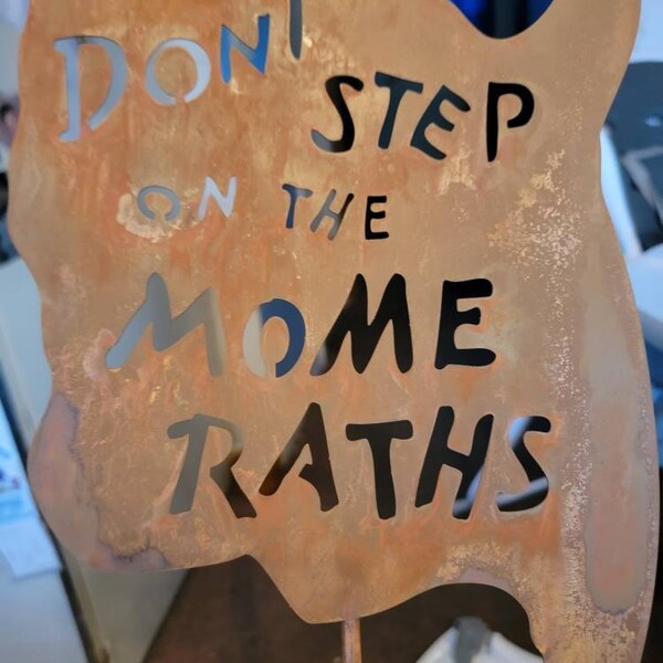 Don't Step on the Mome Raths Yard and Garden Stick Sign Alice in ...