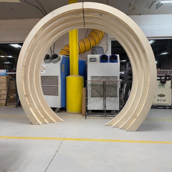 3 Layers 3D Arch Backdrop, 3D Rainbow Arch, Ripple Arch for Weddings ...